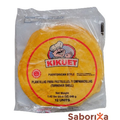 Kikuet Yellow Empanadilla Discs (12 Units) – Saboriza